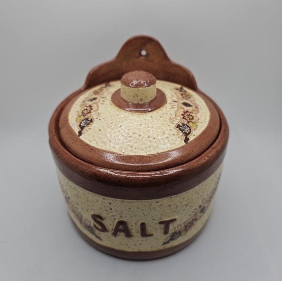 Kitchen | Vintage Ceramic Salt Box 197s Retro | Poshmark